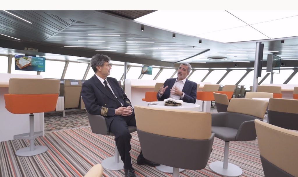 Baleària emite un reportaje sobre el primer viaje del fast ferry ...